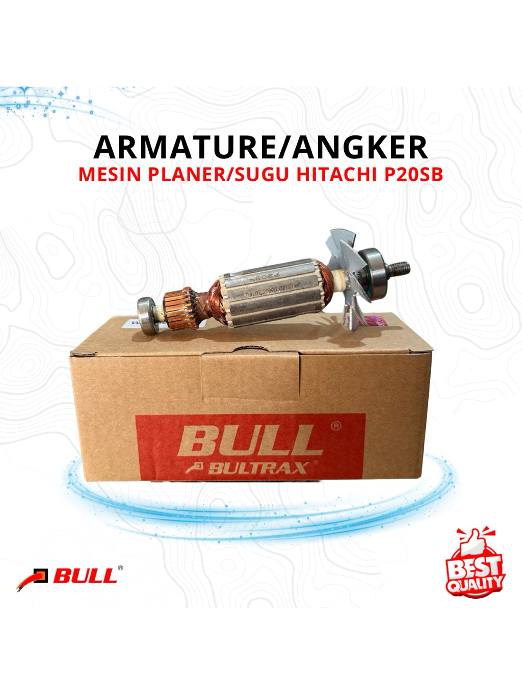 Jual ARMATURE/ANGKER BULL. MESIN PLANER/SUGU HITACHI P20SB/ ANGKER ...