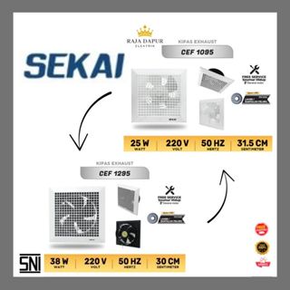 Jual Sekai Kipas Exhaust Plafon CEF 1295 / CEF 1095 Kipas Angin Hexos ...