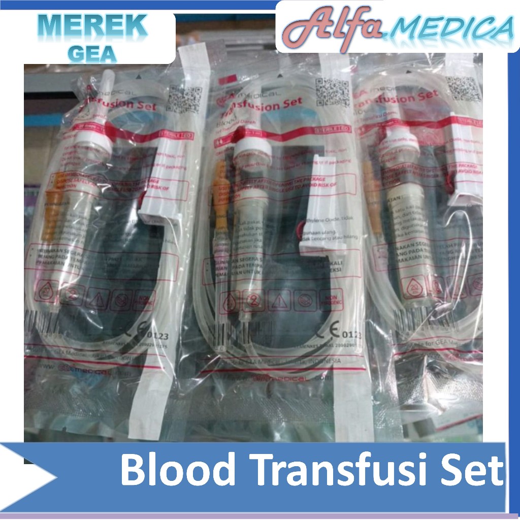 Jual ECERAN - Blood Transfusion Set GEA - Blood Set - Set Transfusi ...