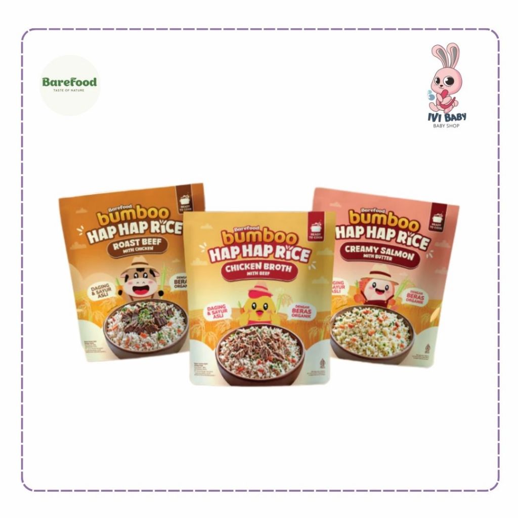 Jual Bumboo Hap Hap Rice | Rice Booster 6+ | Beras MPASI | Shopee Indonesia