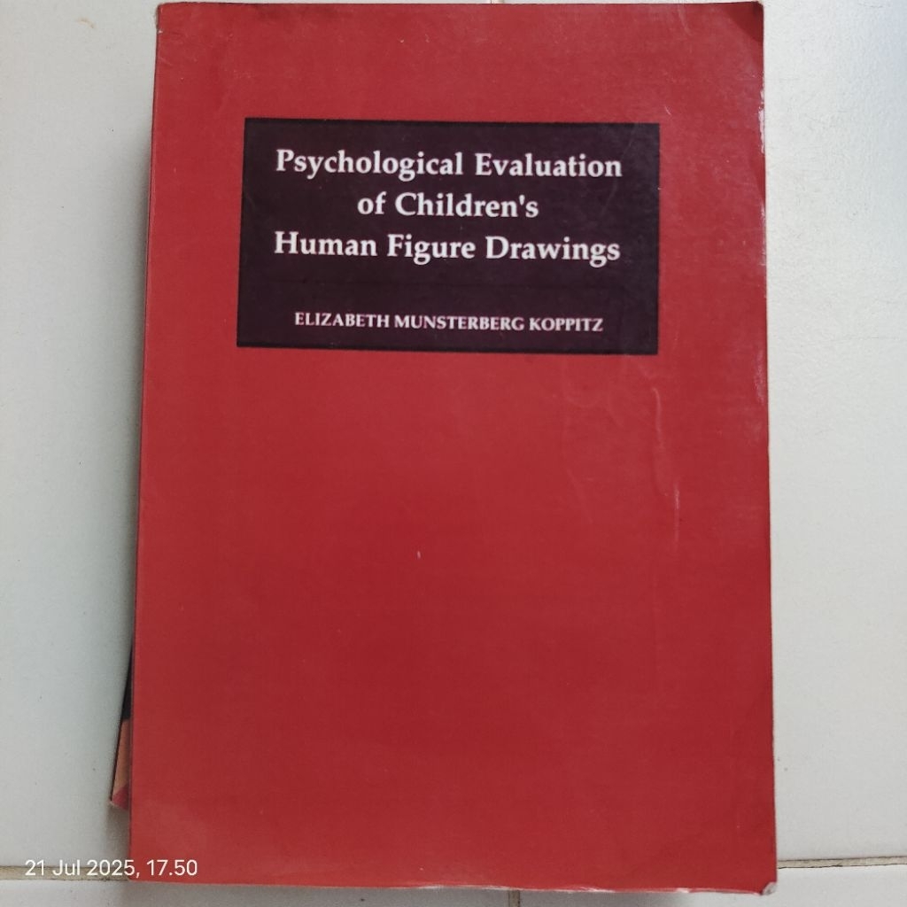 Jual BUKU PSYCHOLOGICAL EVALUTION OF CHILDREN'S HUMAN FIGURE DRAWINGS ...
