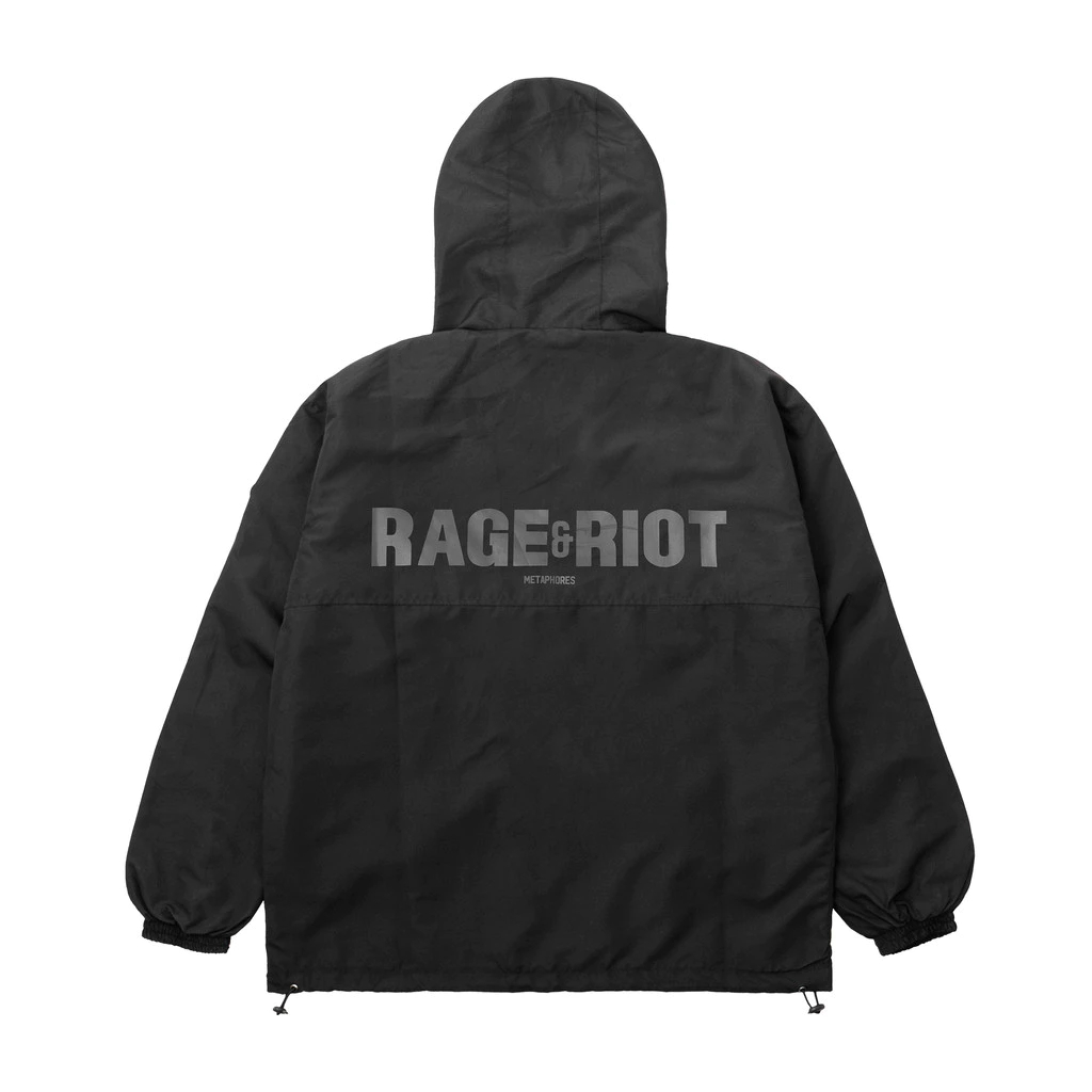Jual Metaphores Store Pullover Jacket Gropcore Riot- Black On Black ...