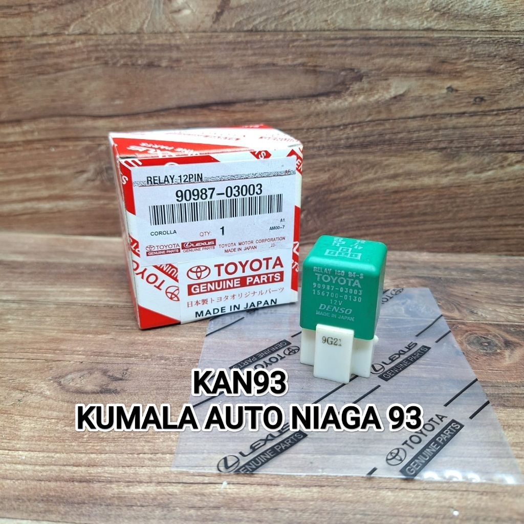 Jual RELAY OTOMATIS-RELAY FAN TOYOTA COROLLA GREAT ALL NEW 12V 4 KAKI ...