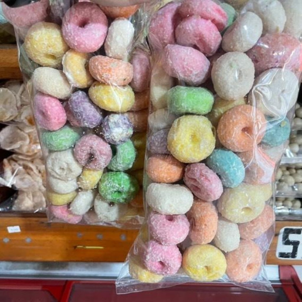 Jual Donat warna warni kemasan 150gram | Shopee Indonesia