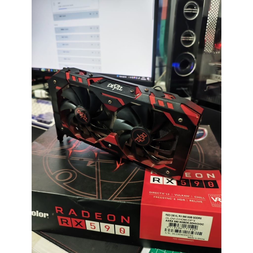Jual VGA RX590 8GB Powercolor Red Devil | Shopee Indonesia