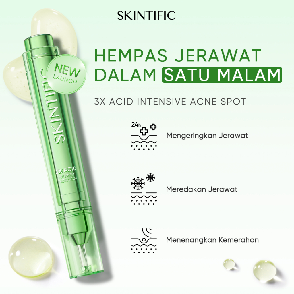 Jual [SKINTIFIC AUTHORIZED] 3X Acid Intensive Acne Spot 11g | Acne ...