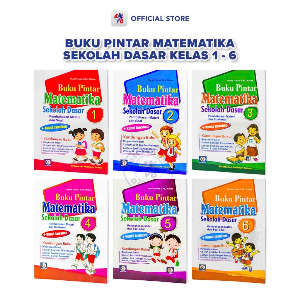 Jual Buku Matematika SD / Buku Pintar Matematika Sekolah Dasar SD Kelas ...