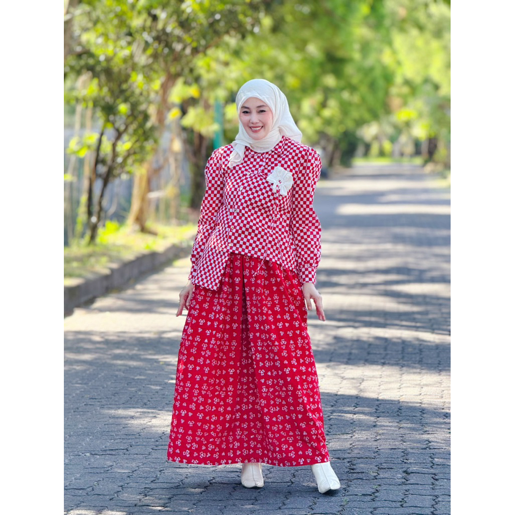 Jual DENIK DAILY/SET MERAH PUTIH/ATASAN MERAH PUTIH/AGUSTUSAN | Shopee ...