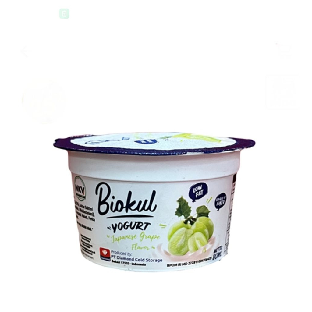 Jual biokul yogurt Japanese grape cup 80 ml | Shopee Indonesia