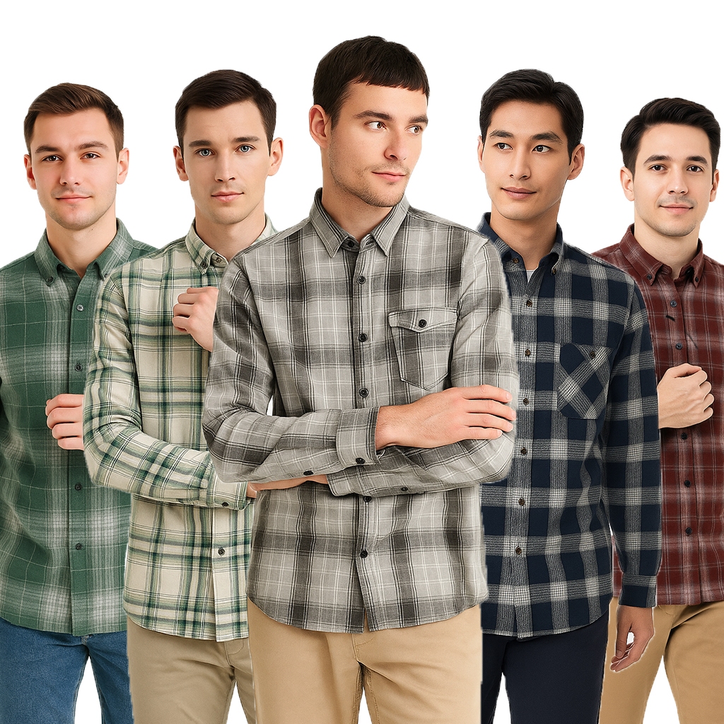 Jual Nudi - Kemeja Flanel Pria Wanita Lengan Panjang - Flannel Premium ...