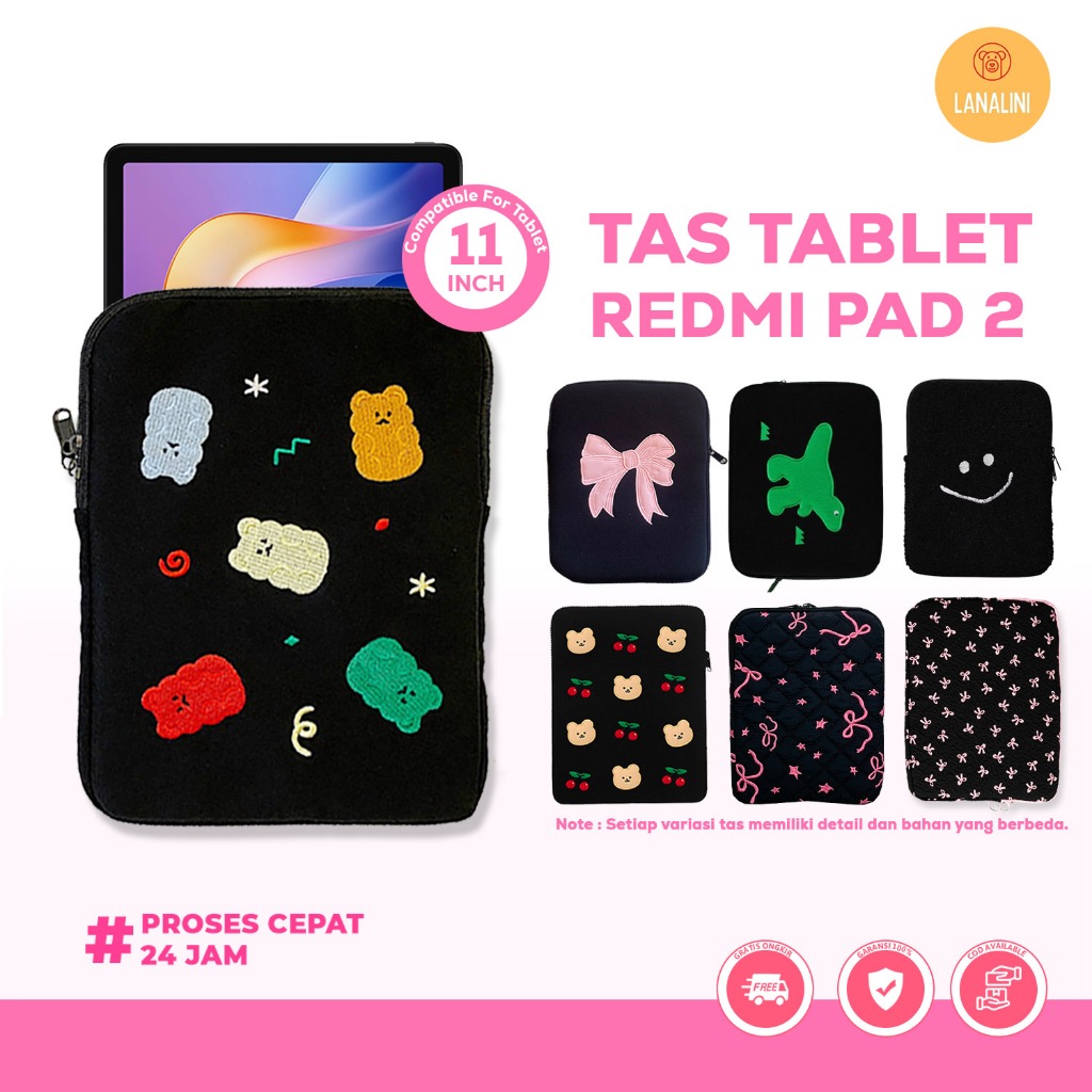 Jual Tas Tablet Sleeve Pouch Bag Bahan Kuat Shockproof Xiaomi Redmi Pad ...