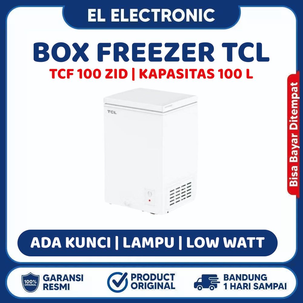Jual TCL Chest Freezer Kapasitas 100 Liter Super Freezing - Storage ...