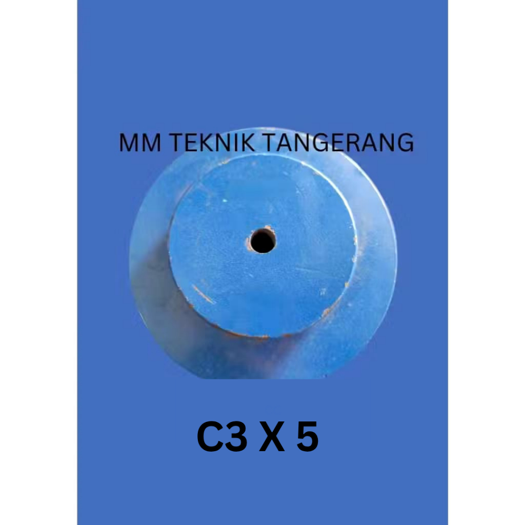 Jual Pully C3 x 5" Mangkok Besi Ancuran Poli C3 x 5 inchi Pulley Cor ...