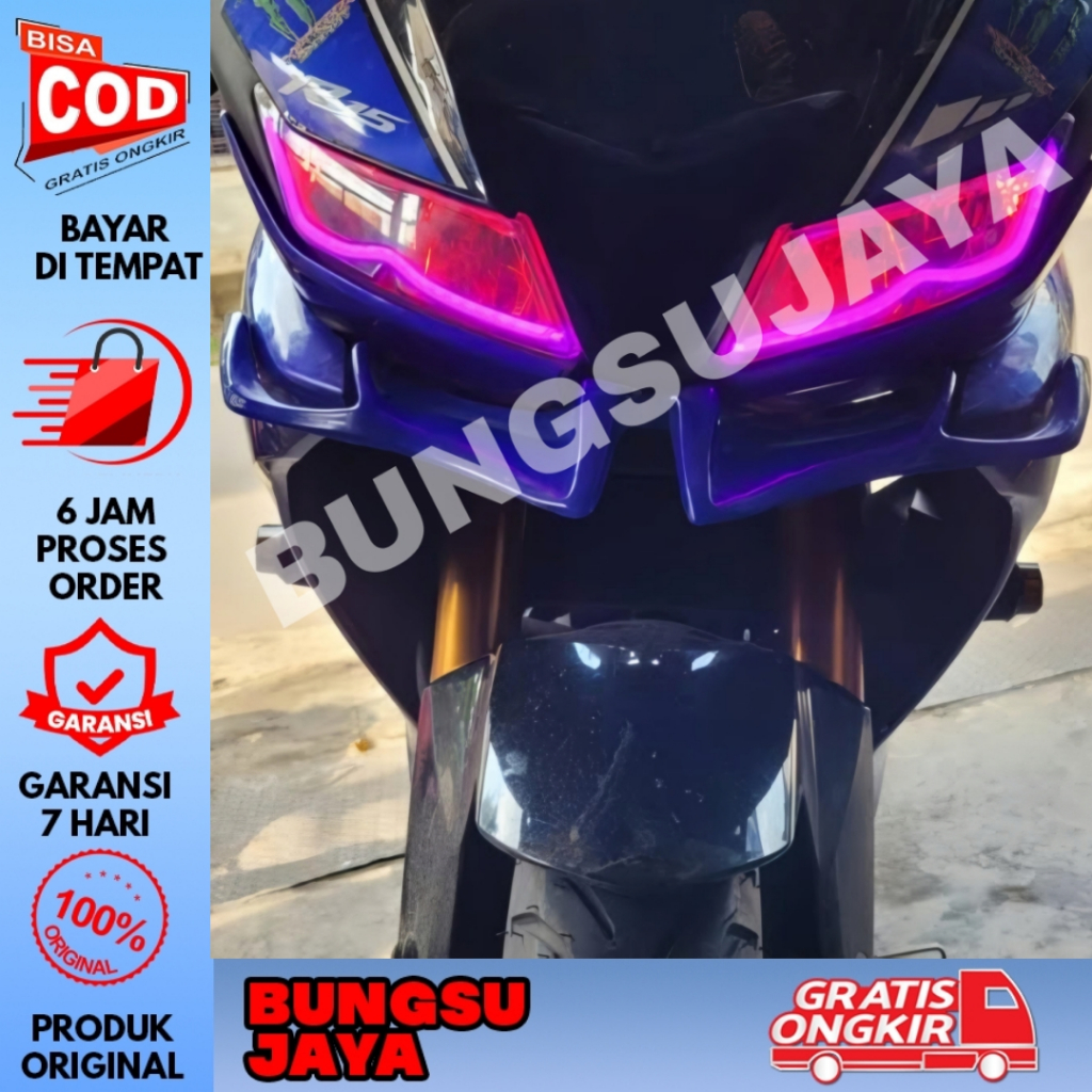 Jual SATU PAKET LAMPU ALIS DRL YAMAHA R15 V3 SIAP PASANG BONUS DEMON ...