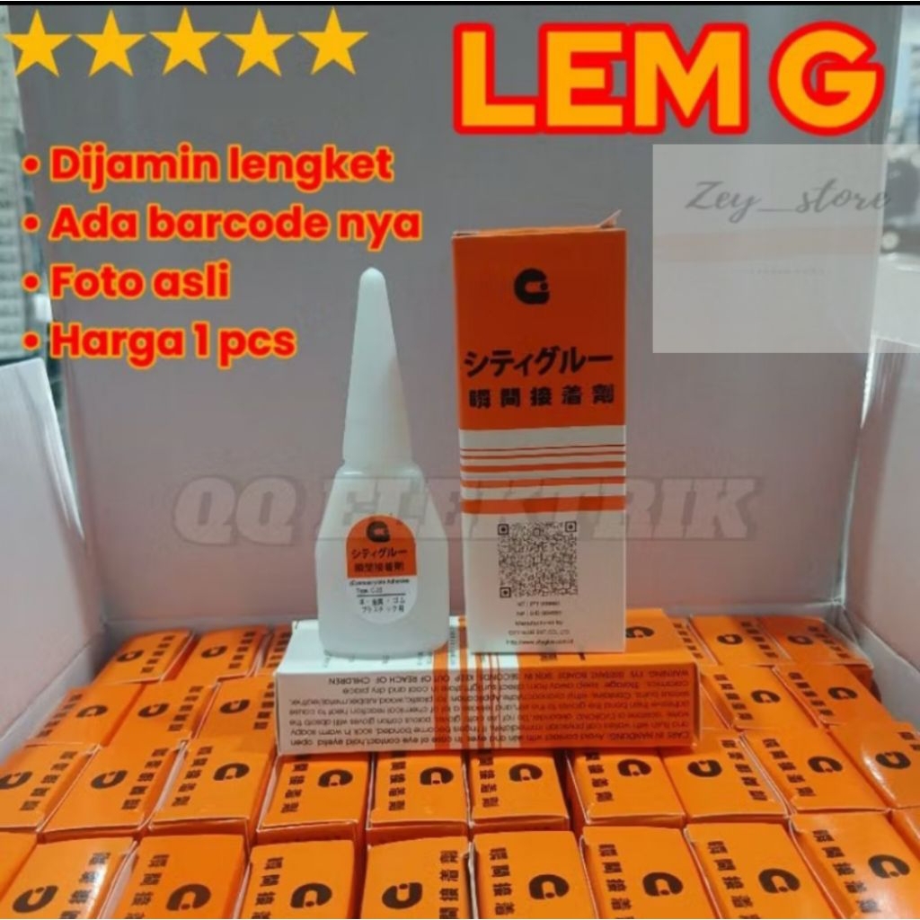 Jual LEM G KOREA Barcode, LEM G Super Lengket | Shopee Indonesia