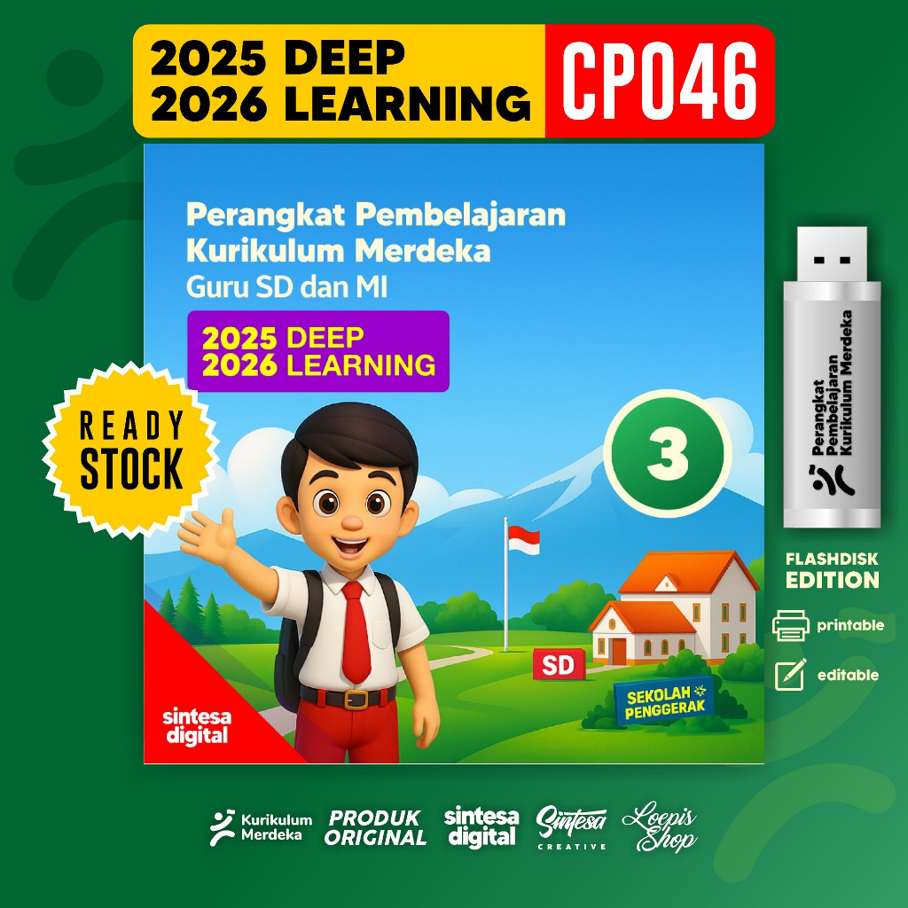 Jual FD RPP MODUL AJAR KURIKULUM MERDEKA DEEP LEARNING SD/MI KELAS 3 REVISI TERBARU CP 046 TA ...