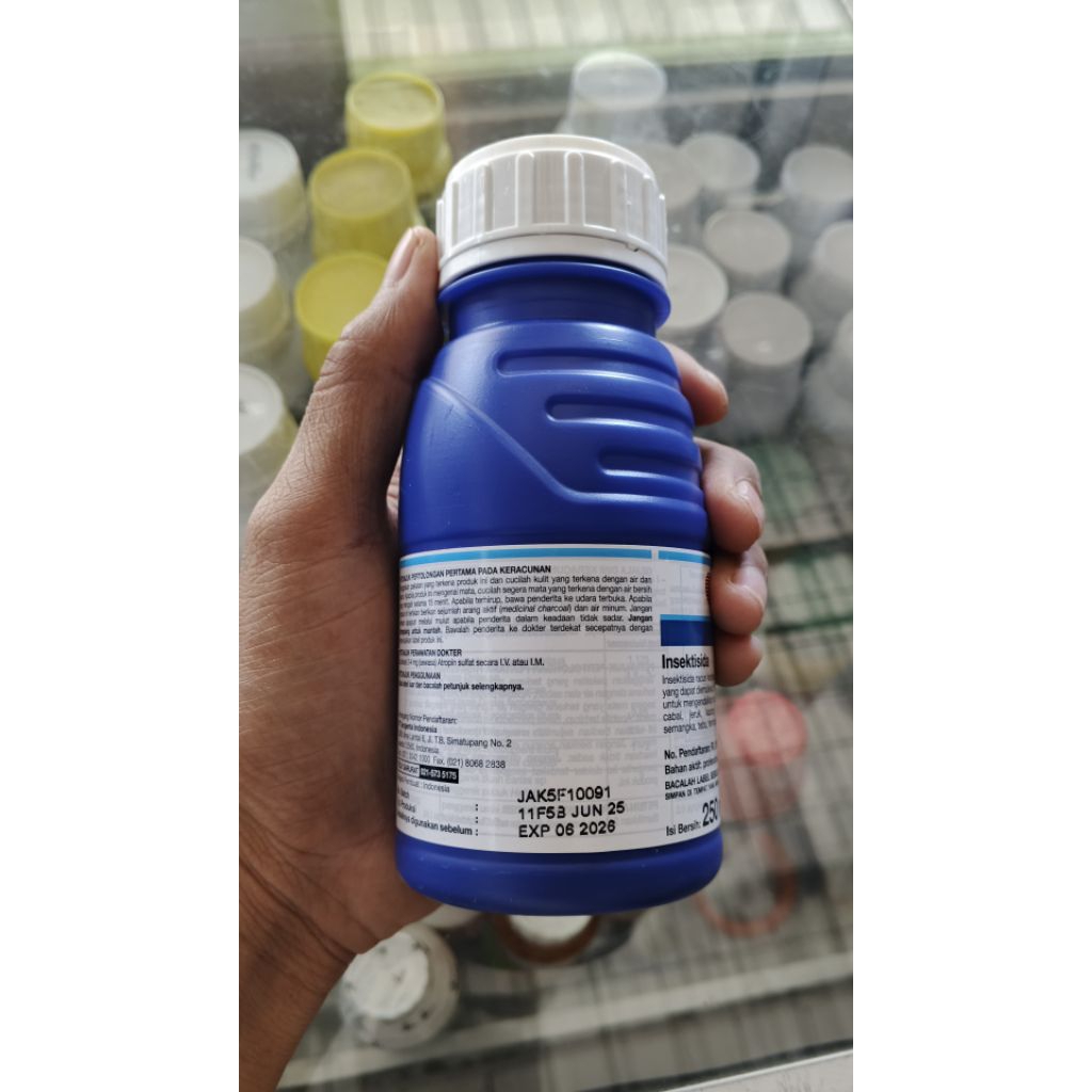 Jual insektisida Curacron profenofos 500ec 250ml original 100% | Shopee ...