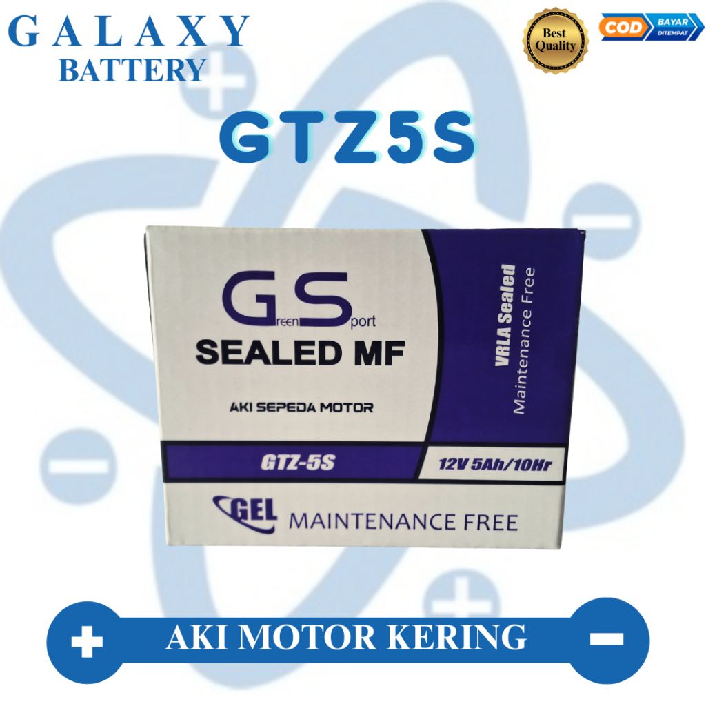 Jual Aki Motor Byson / R15 / Xabre 150 GTZ5S GS Green Sport Accu ...