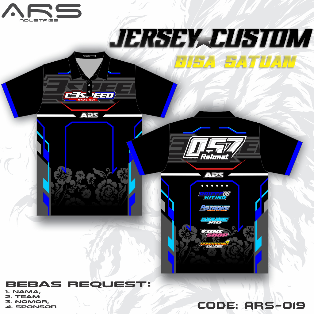 Jual Jersey Racing Custom Full Printing Kaos Polo Baju Balap Jersey ...