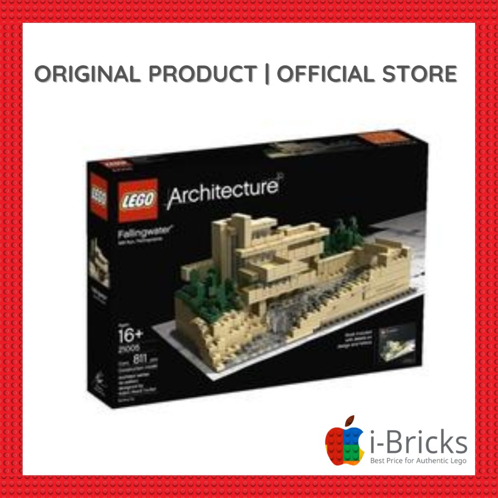 Jual Lego 21005 architecture falling water | Shopee Indonesia