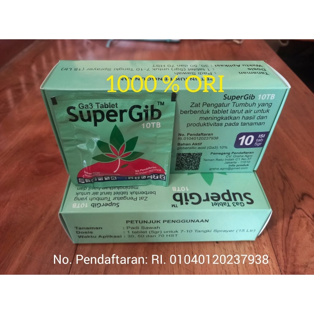 Jual ZPT - SuperGib ORI, My Gibb, Gibrill GA3 Tablet Super Premium ...