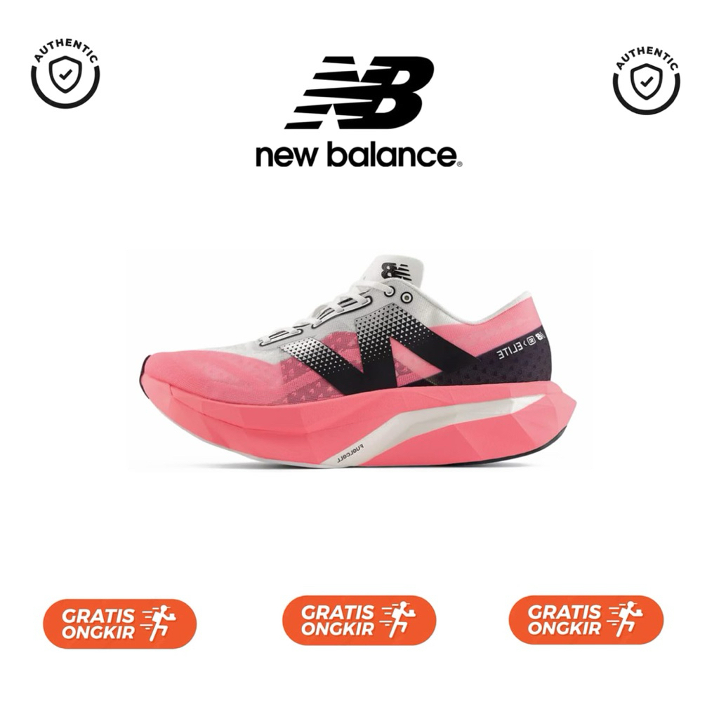 Jual Sepatu Running New Balance Fuelcell SC Elite Pink White | Shopee ...