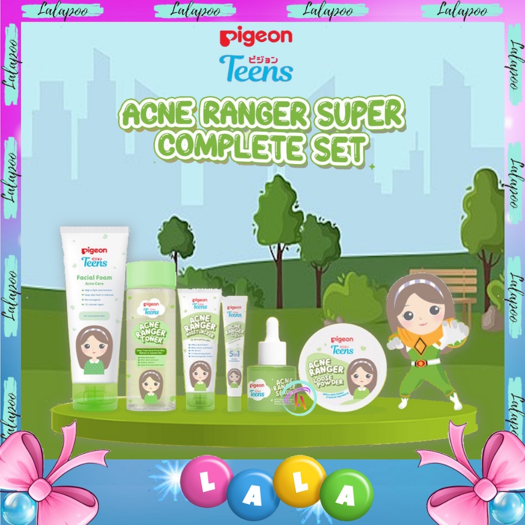 Jual PIGEON TEENS Acne Ranger Series Lengkap | Skincare Remaja | Untuk ...