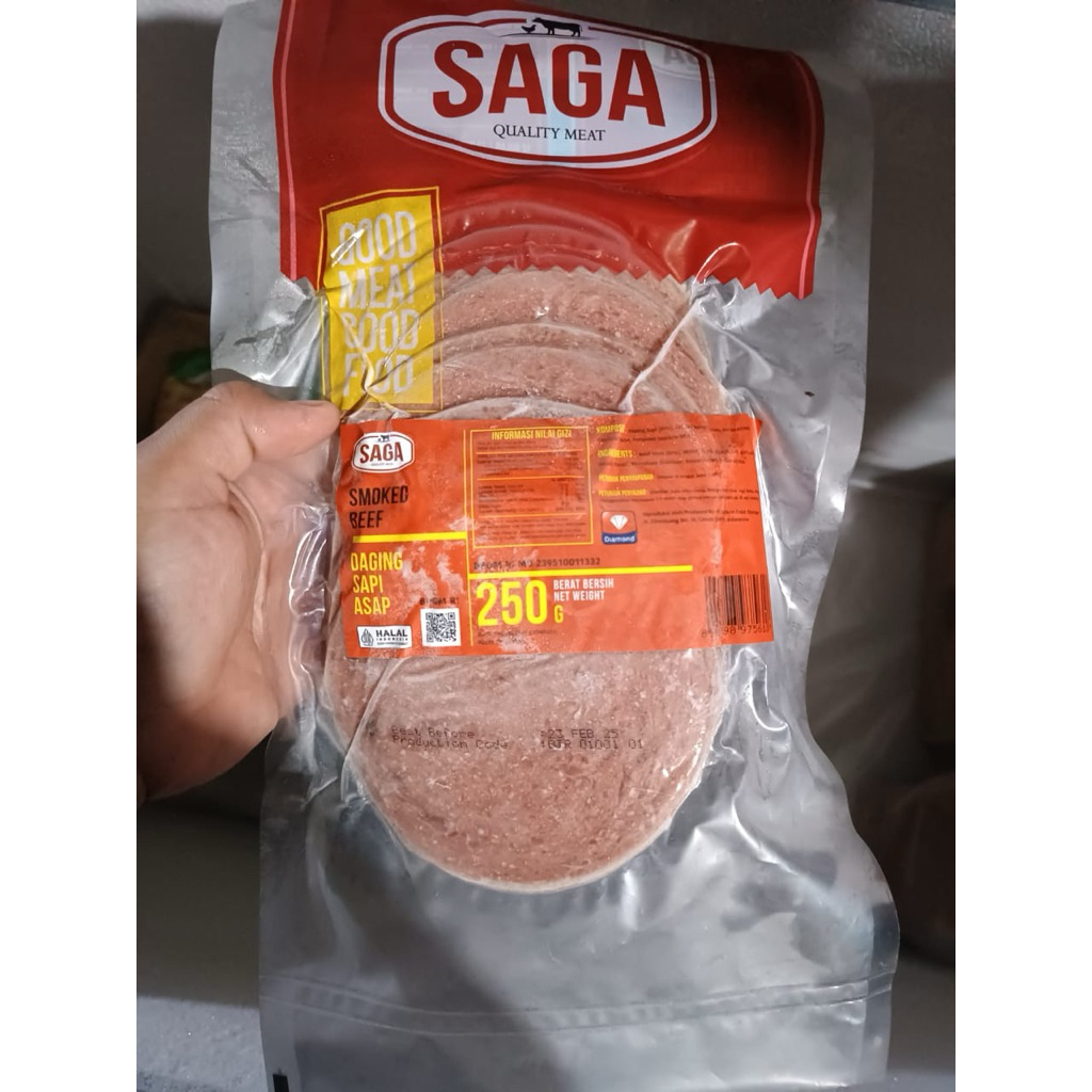Jual SMOKED BEEF SAGA 250g | Shopee Indonesia