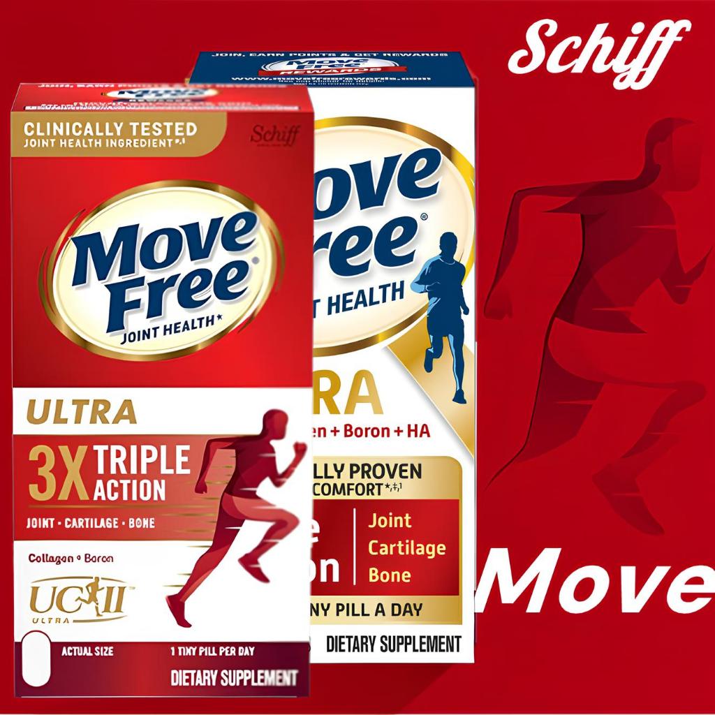 Jual Schiff Move Free Ultra 3X Triple Action / Move Free Ultra Type ll ...