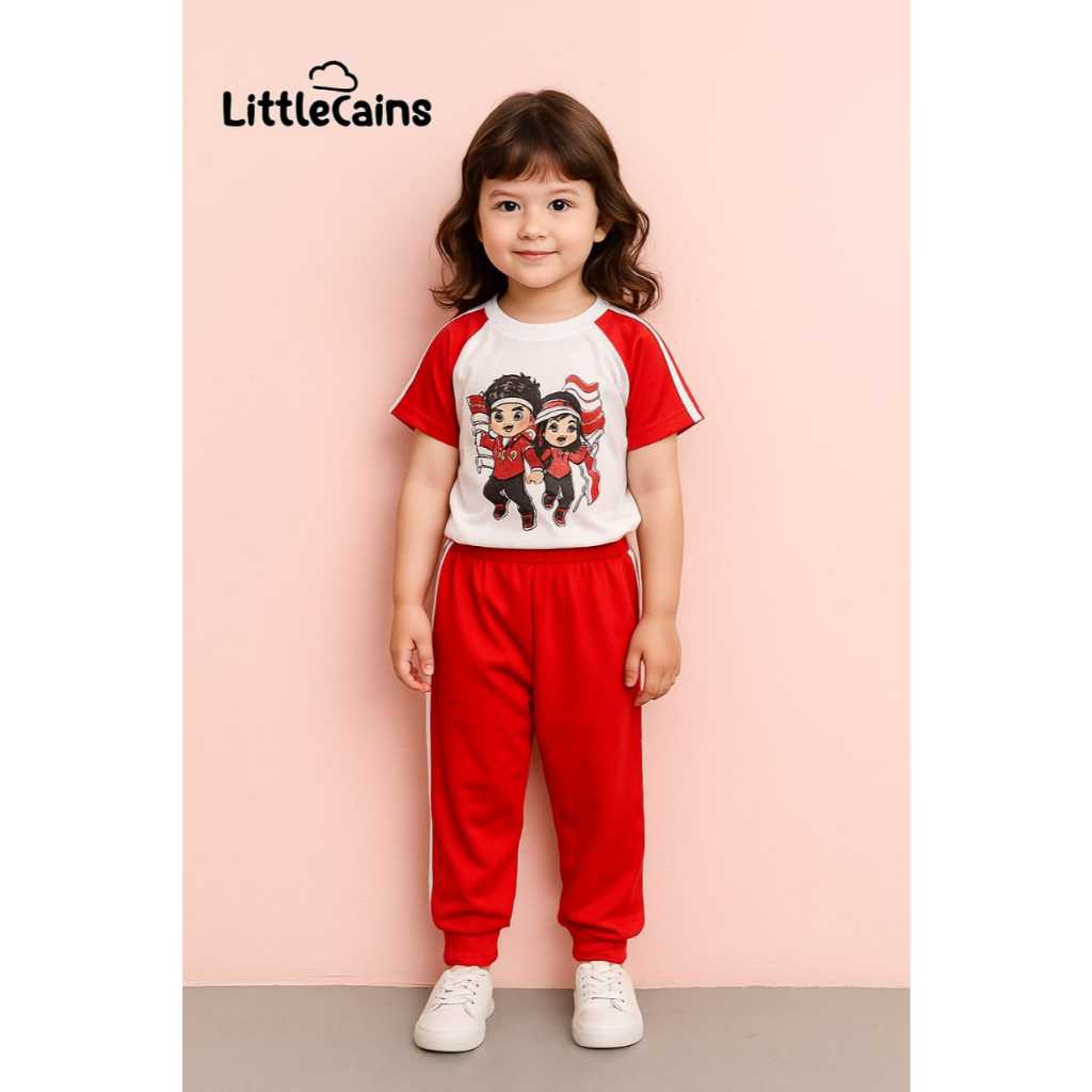 Jual Setelan Baju Anak Kemerdekaan Merah Putih Laki Laki & Perempuan Usia 1-12 Tahun | Shopee ...