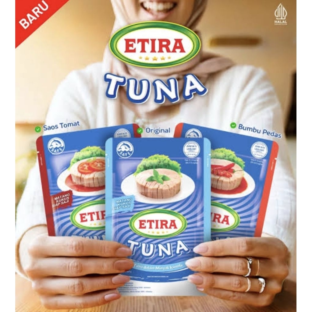 Jual ETIRA Tuna Matang Kukus Siap Saji Sachet Praktis Tuna Sachet Halal ...