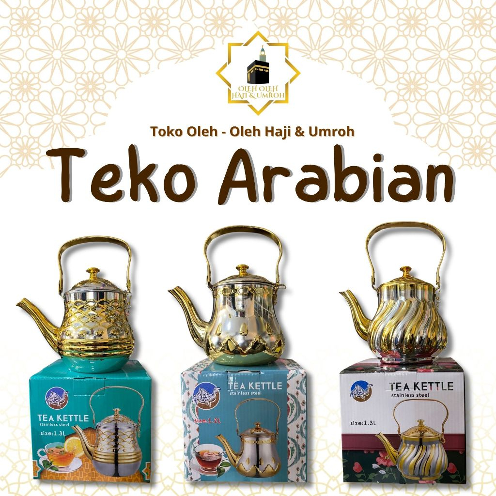 Jual TEKO ARABIAN IBRIK STAINLESS 1 PCS TEKO GOLD TEKO GAHWA TEKO QOHWA ...