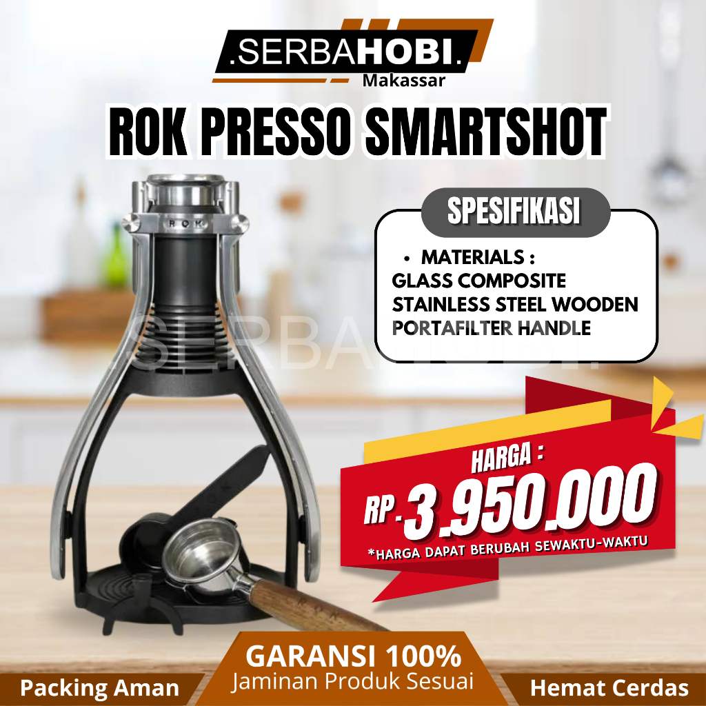 Jual Rok Presso Smart Shoot Manual Espresso Maker / Alat Pembuat Kopi ...