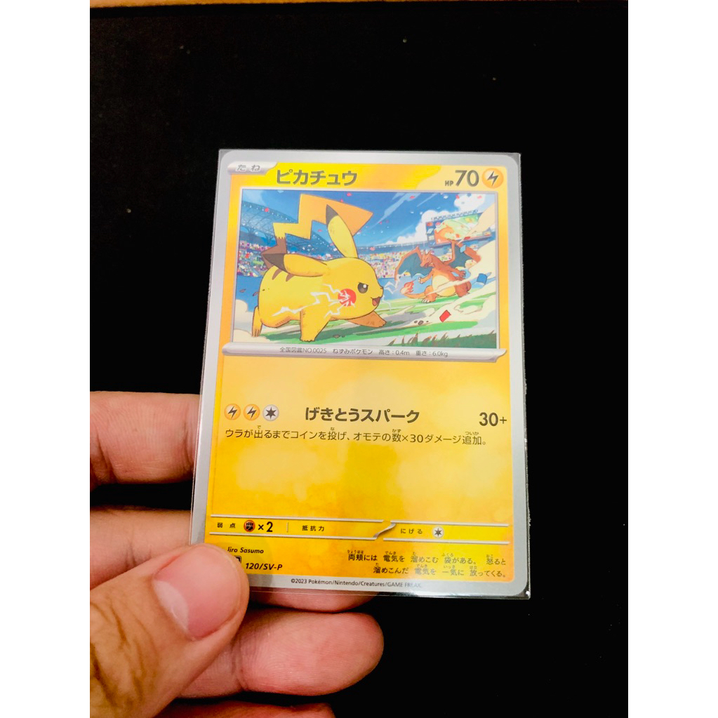 Jual Pikachu charizard promo limited edition rare jepang 120 kartu ...