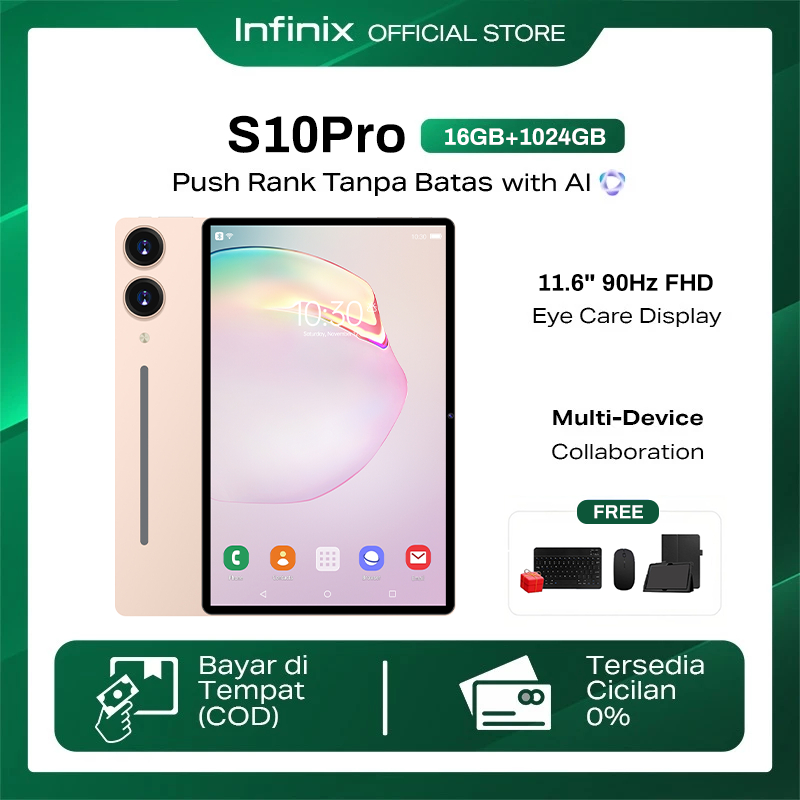 Jual 【Freeware Mouse Keyboard】Infinix tablet android S10Pro (16GB ...