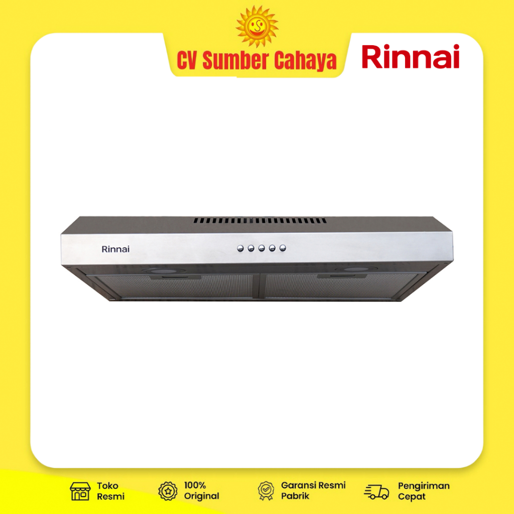Jual Rinnai Cooker Hood Slim 60 Cm Penghisap Asap Kompor RH-126SS RH126SS Stainless | Shopee ...