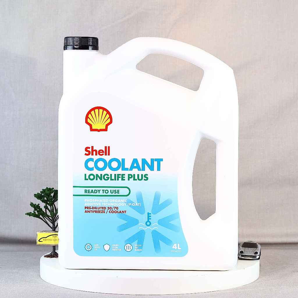 Jual Shell Air Radiator Coolant 30/70 Hijau 4 Liter Cairan Pendingin ...