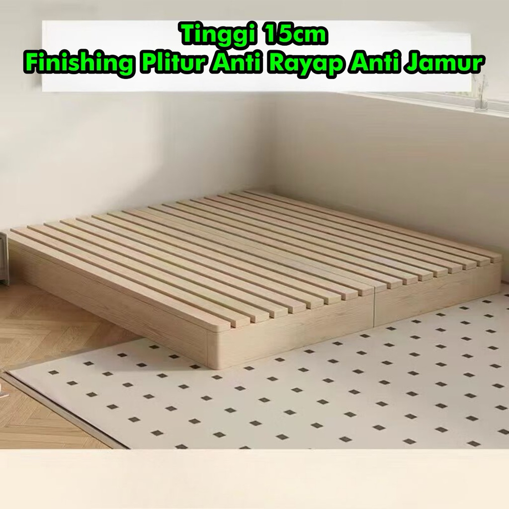 Jual Dipan kasur / tatakan kasur minimalis terbuat dari kayu solid ...