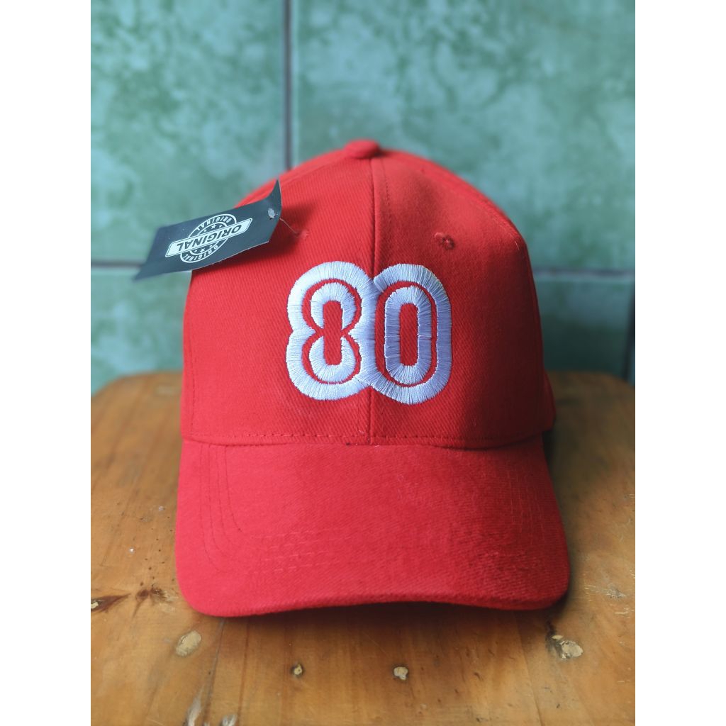 Jual Topi Bordir Logo Resmi Hut RI ke - 80 Topi Baseball Bahan Denim ...