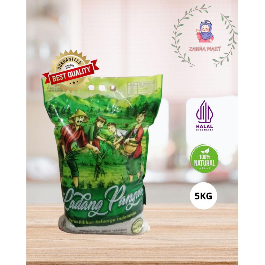 Jual BERAS SETRA CAP LADANG PANGAN 5KG 20Kg dan 1Karung | Shopee Indonesia