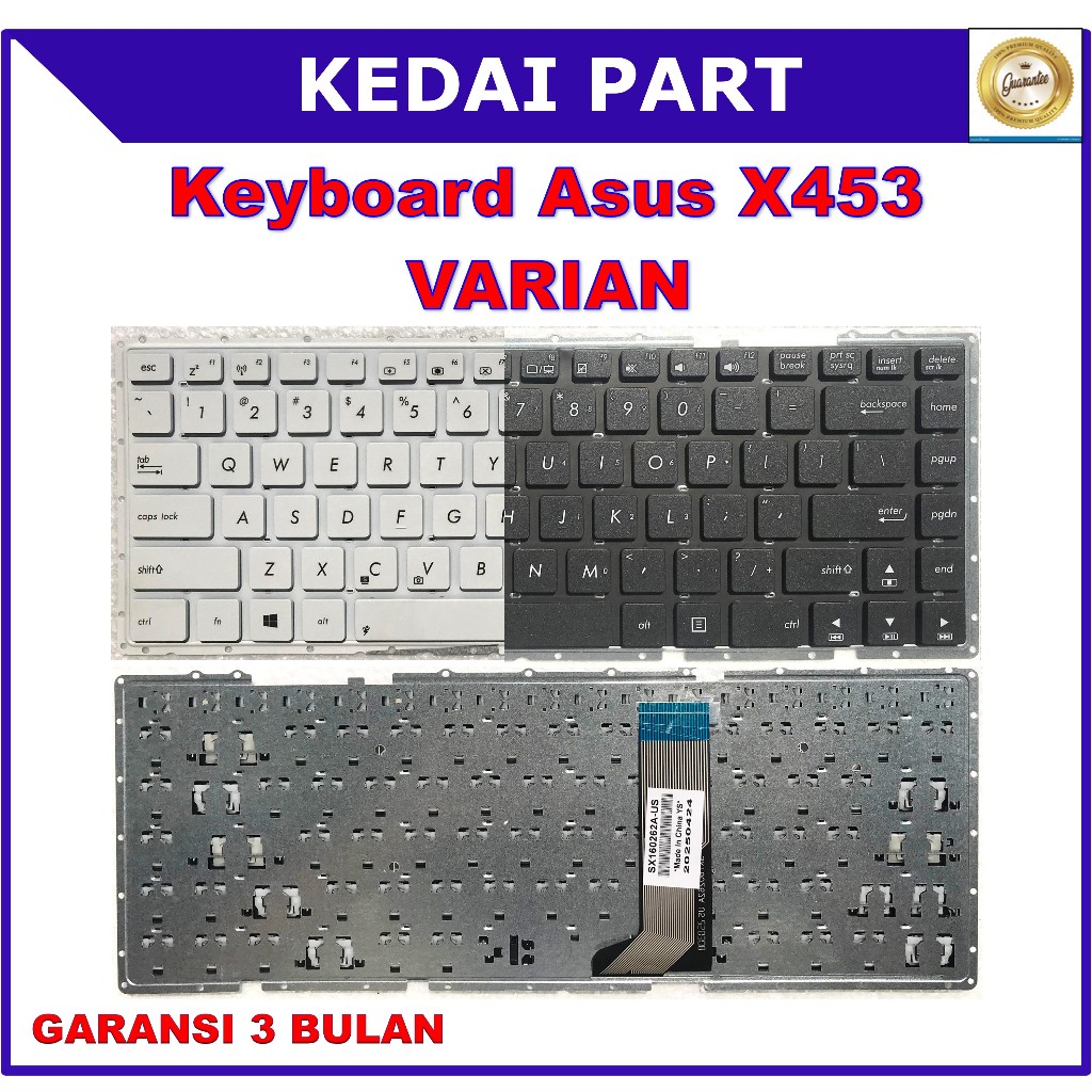 Jual KEYBOARD LAPTOP ASUS X453 X453M X453MA X453S X453SA X455LA X455LD ...