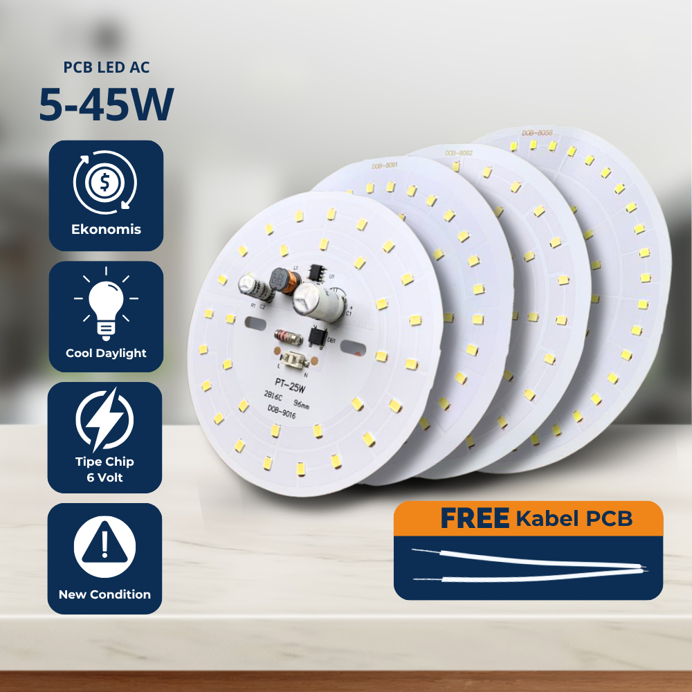 Jual PCB Lampu LED AC Watt Lengkap 5W 7W 9W 12W 15W 18W 25W 30W 35W 45W ...