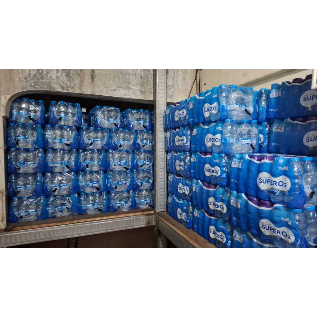 Jual Air Mineral Super O2 Botol 200ml isi 24 Botol (24 Botol x 200ml ...