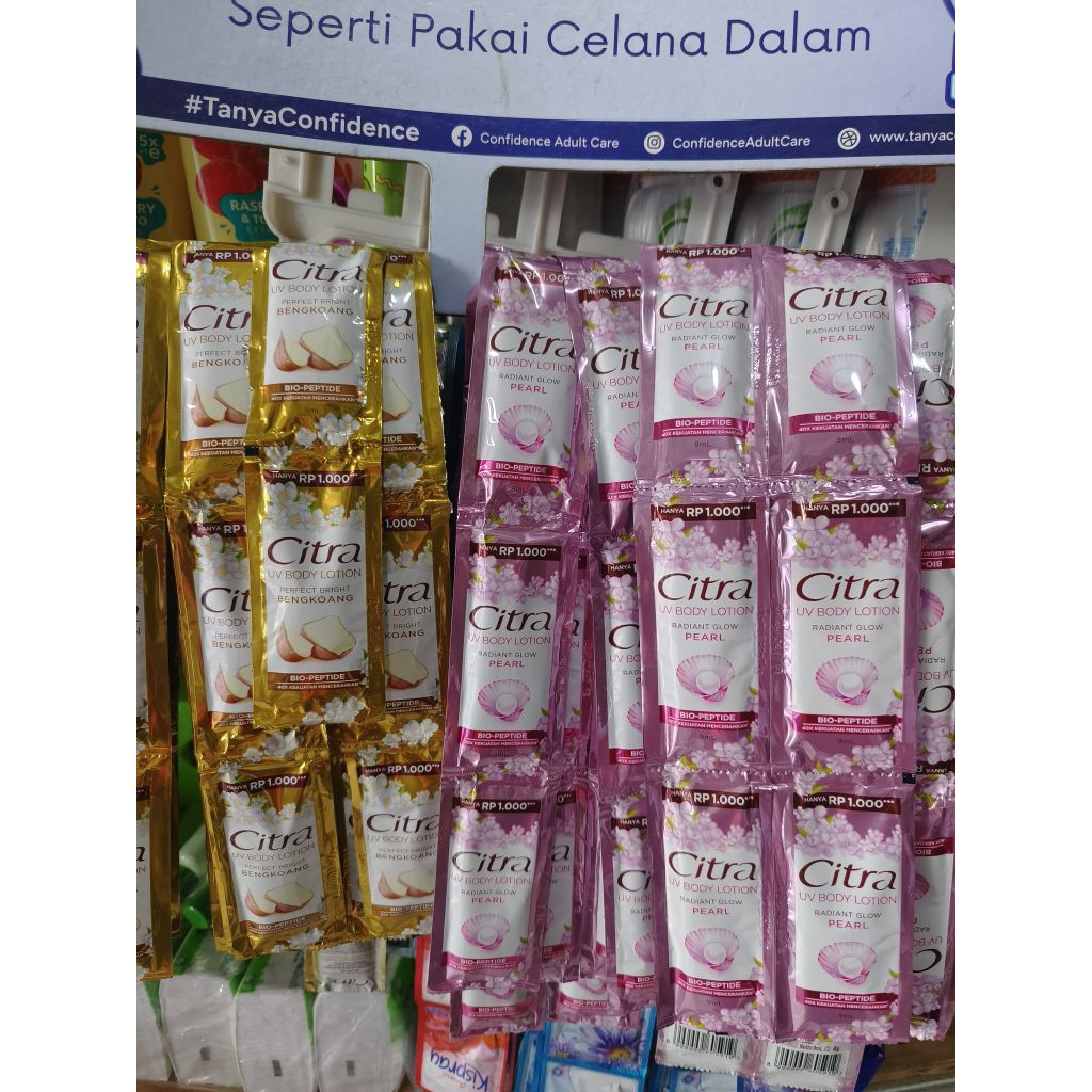 Jual (12 PCS) CITRA BODY LOTION SACHET 9ML | Shopee Indonesia