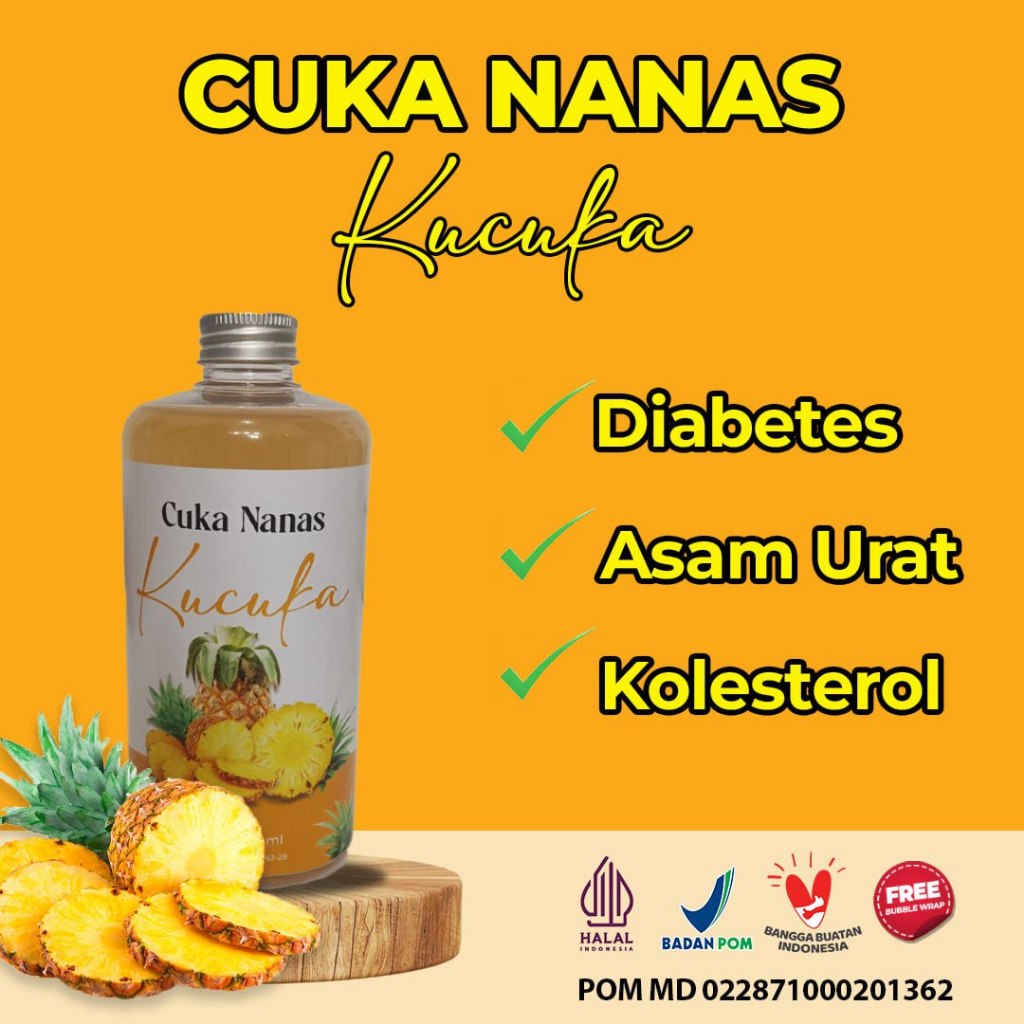 Jual Cuka Nanas Kucuka Pineapple Vinegar 100% Murni Organik Fresh With ...