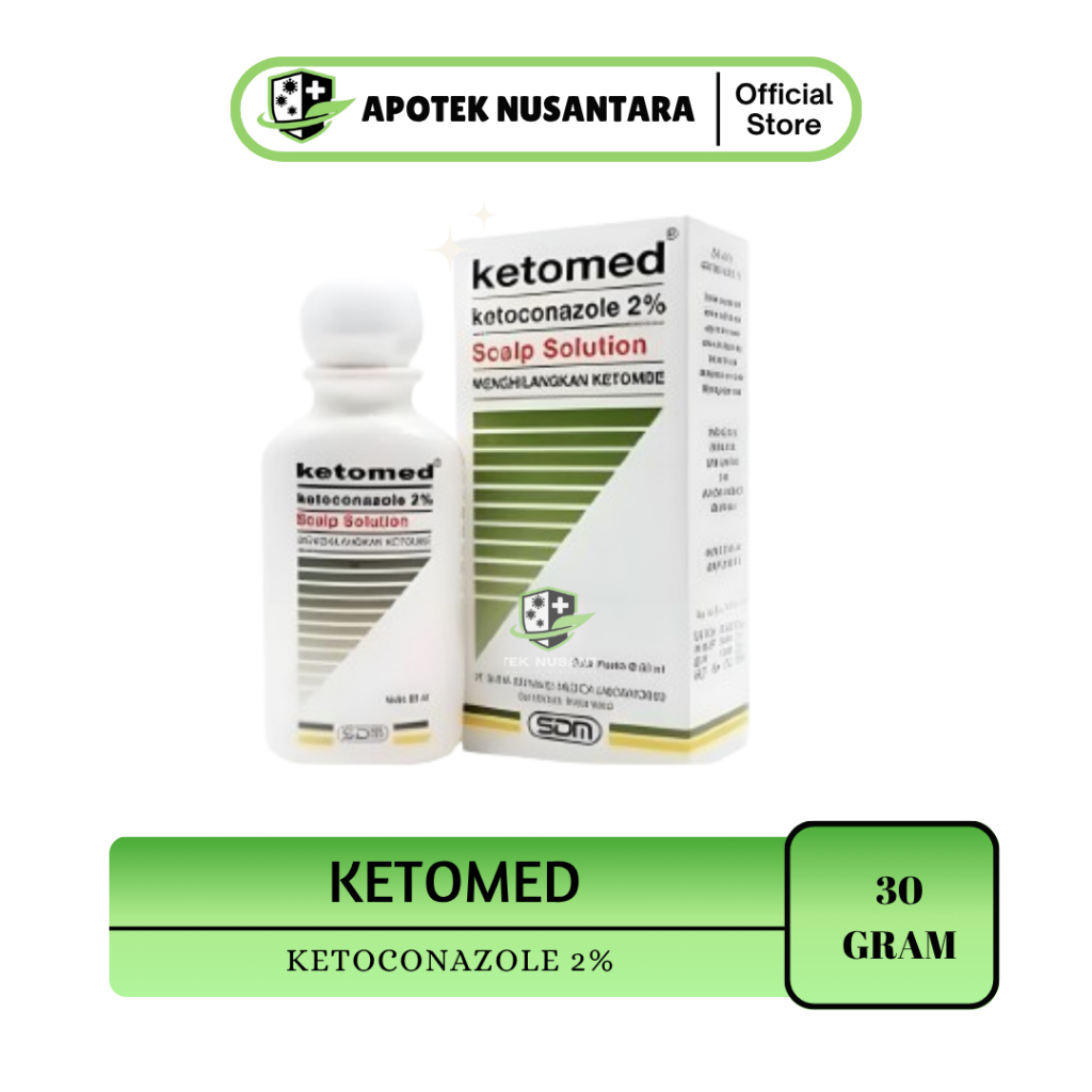 Jual KETOMED 2% | SHAMPO ANTI KETOMBE | ANTI GATAL | 60ML | Shopee ...