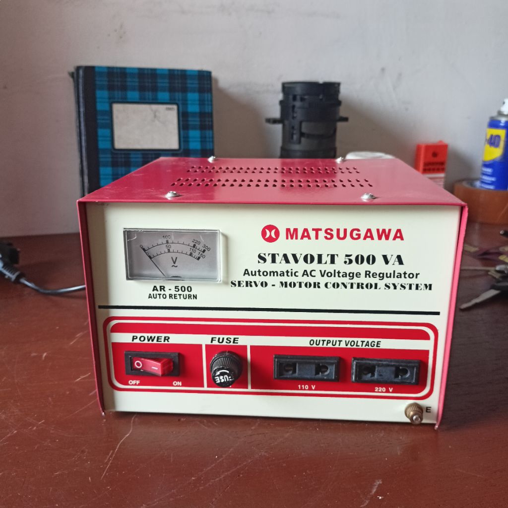 Jual stavol 500 VA MATSUGAWA dan MINAMOTO Automatic AC Voltage ...