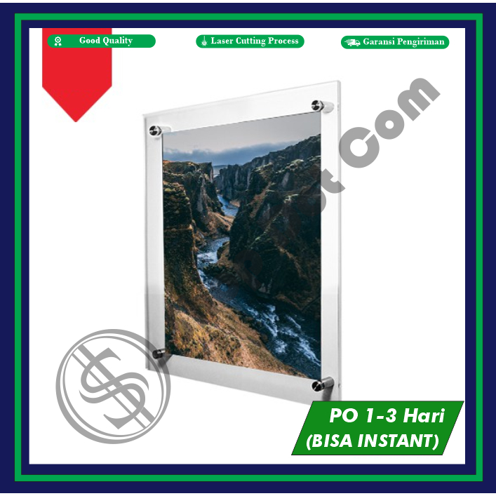 Jual Frame Poster A3 Akrilik / Acrylic (35cm x 47cm) | Shopee Indonesia