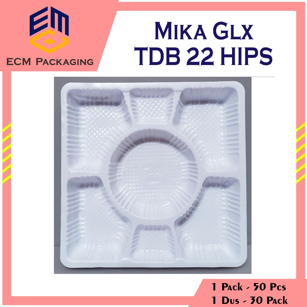 Jual MIKA NASI DUS 22 SEKAT 7 | MIKA PUTIH DOS 22 50pcs | MIKA KARDUS ...