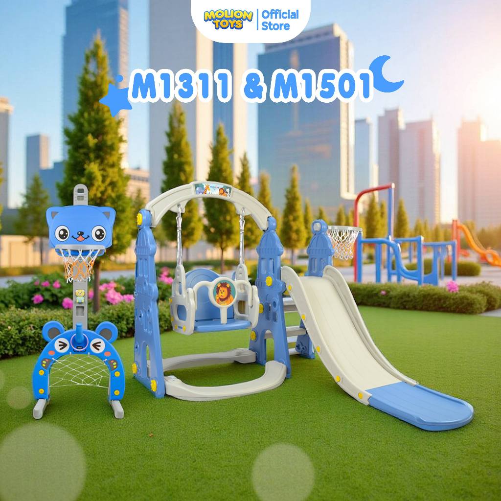 Jual Playground Anak Istana M1311 – Perosotan + Ayunan Anak Lucu Indoor ...